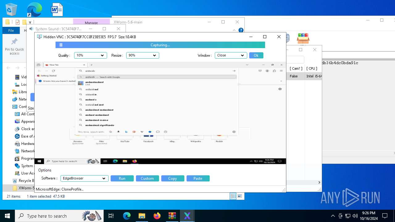 Malware analysis https://github.com/d00mt3l/XWorm-5.6 Malicious ...