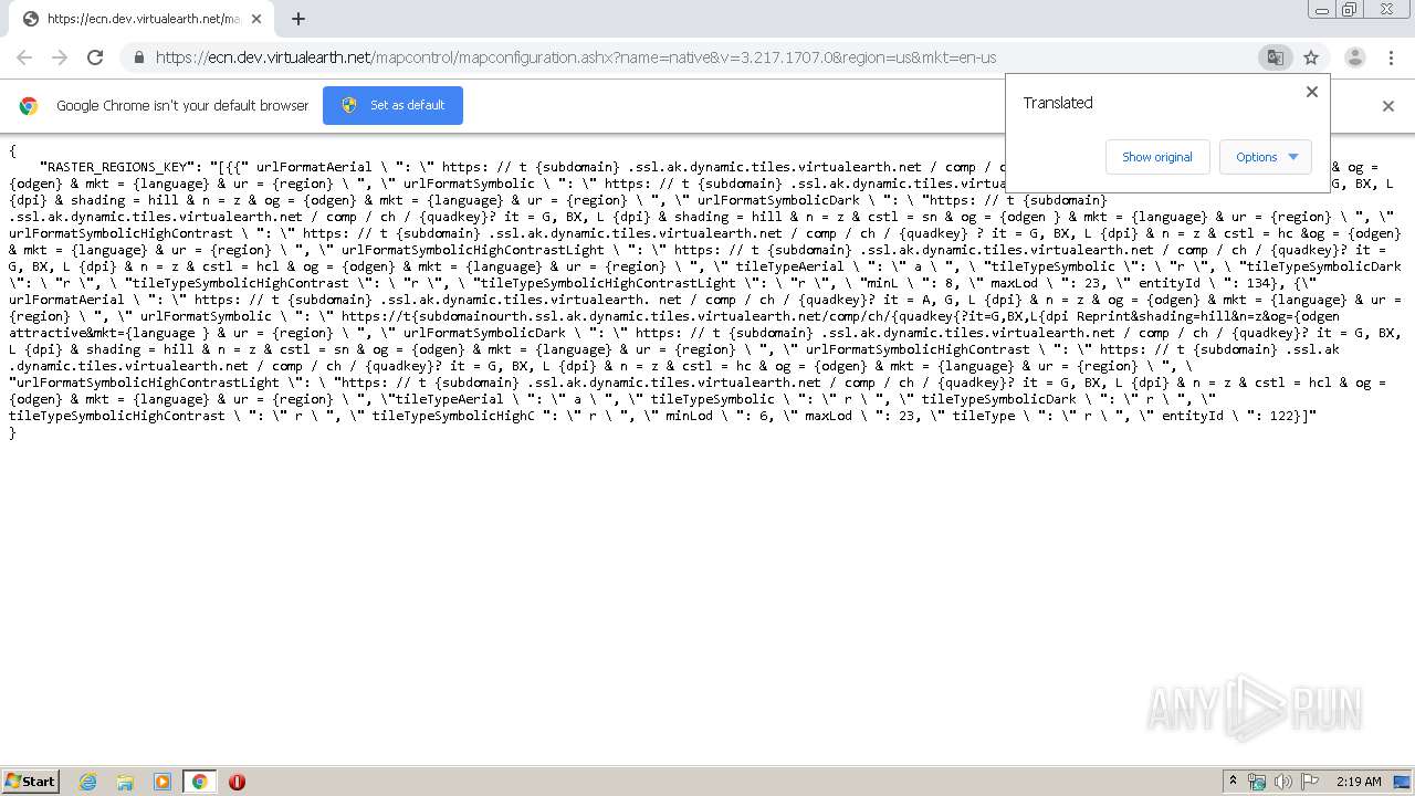 Malware analysis https://ecn.dev.virtualearth.net/mapcontrol/mapconfiguration.ashx?name=native&v ...