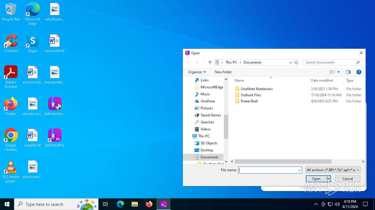 Malware Analysis Ezextractsetup.exe Malicious Activity