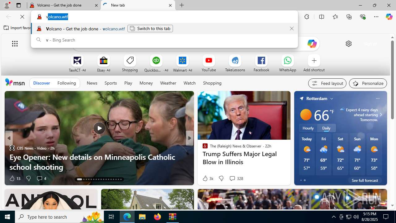 Malware analysis https://volcano.wtf/ Malicious activity | ANY.RUN ...
