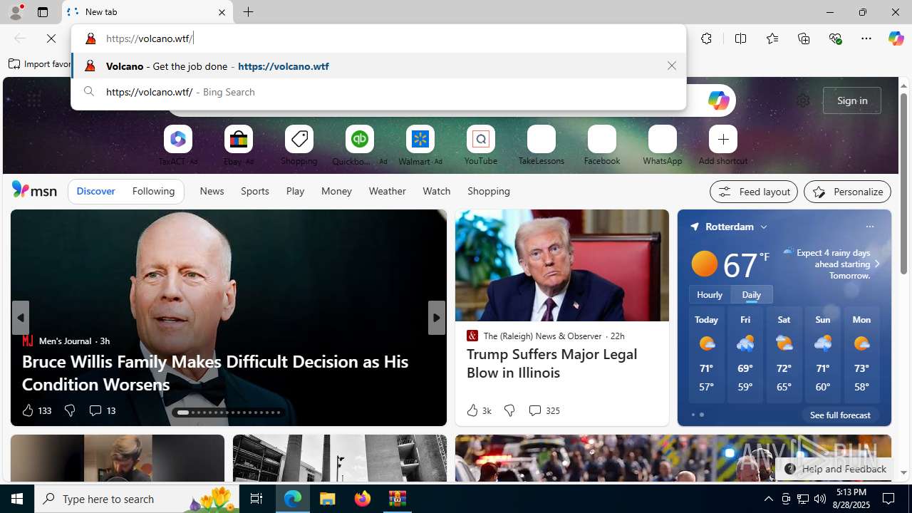 Malware analysis https://volcano.wtf/ Malicious activity | ANY.RUN ...