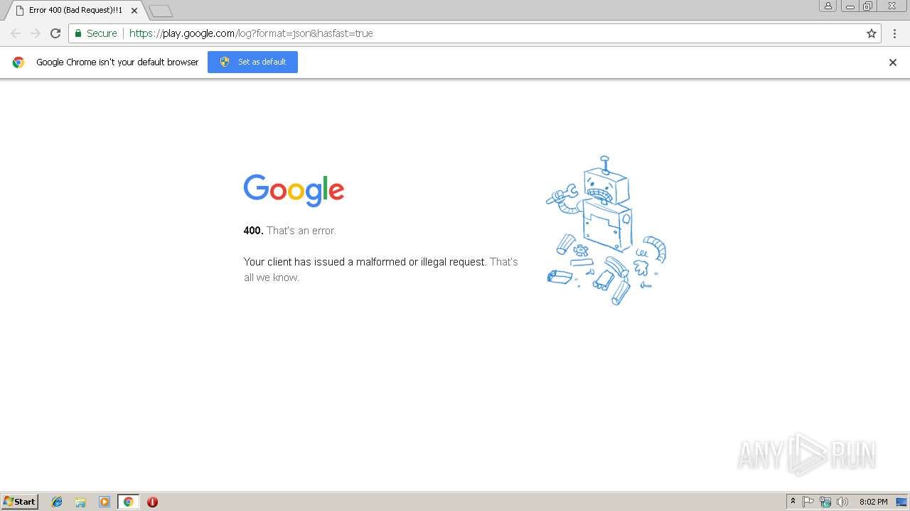 Malware Analysis Https play google log format json hasfast true 