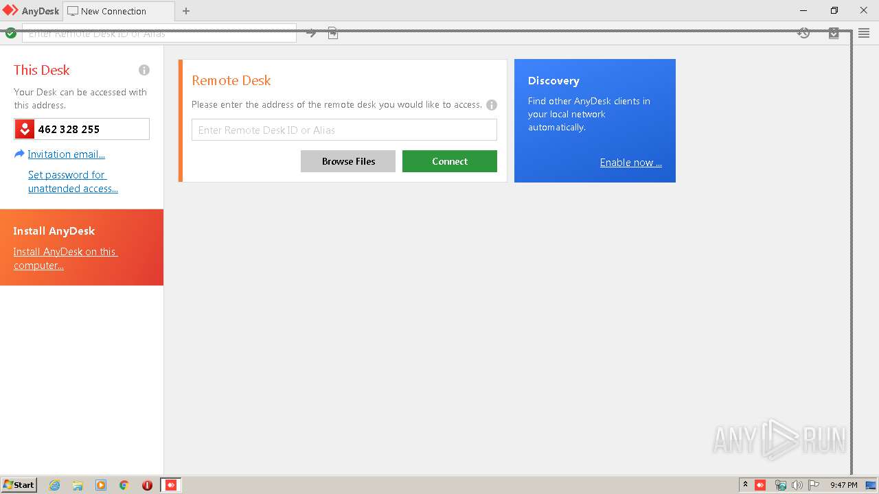 Malware analysis AnyDesk.exe Suspicious activity | ANY.RUN - Malware ...