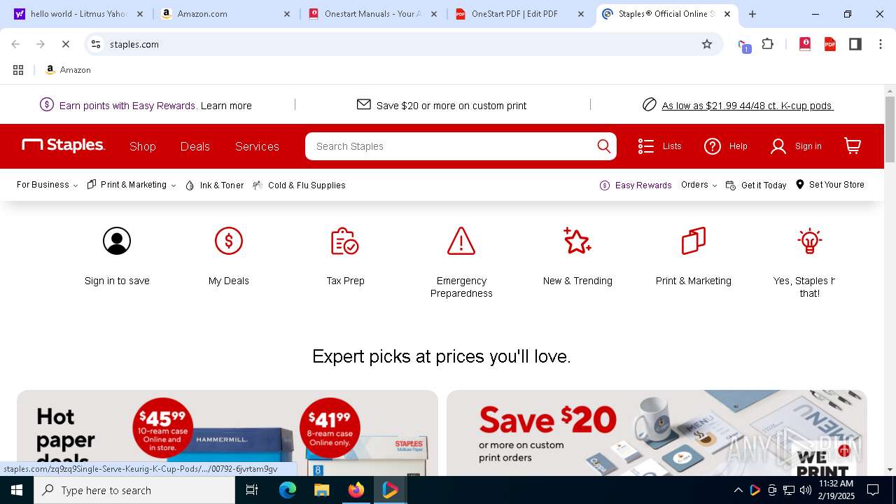 Malware analysis onestart.ai Malicious activity | ANY.RUN - Malware Sandbox Online