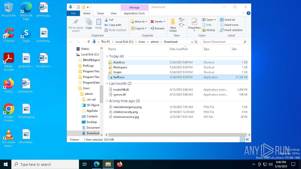 Malware analysis https://getswift.gg/ Malicious activity | ANY.RUN - Malware Sandbox Online