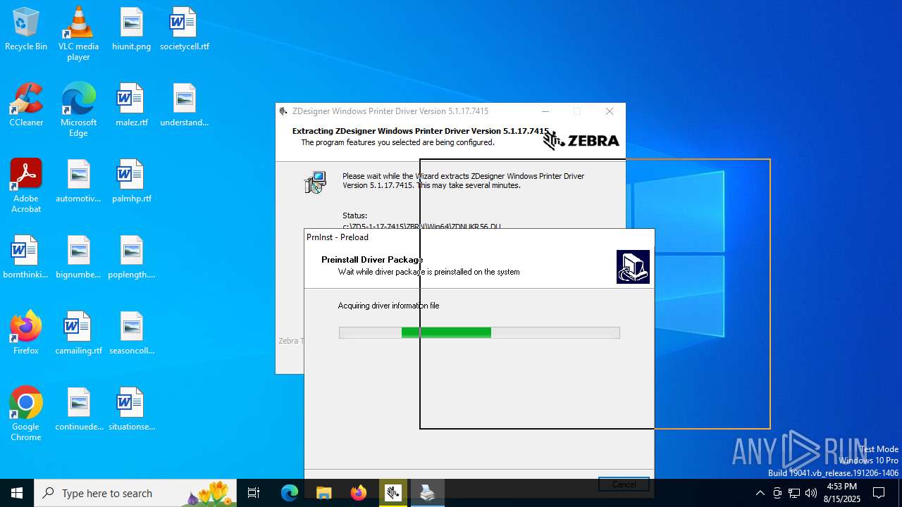 Malware analysis zd51177415-certified.exe Malicious activity | ANY.RUN ...