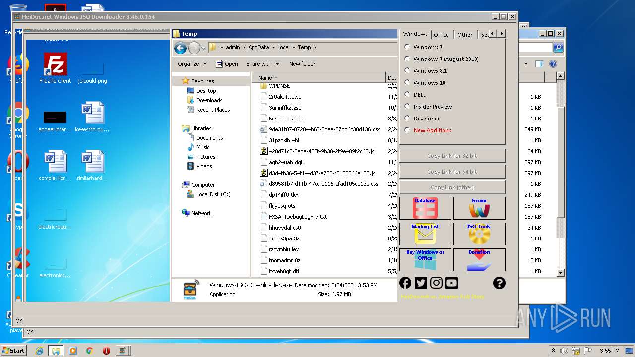 Malware analysis Windows-ISO-Downloader.exe Malicious activity | ANY ...
