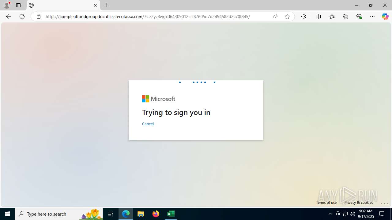Malware analysis Compleat Food Group Document.xlsx Malicious activity ...