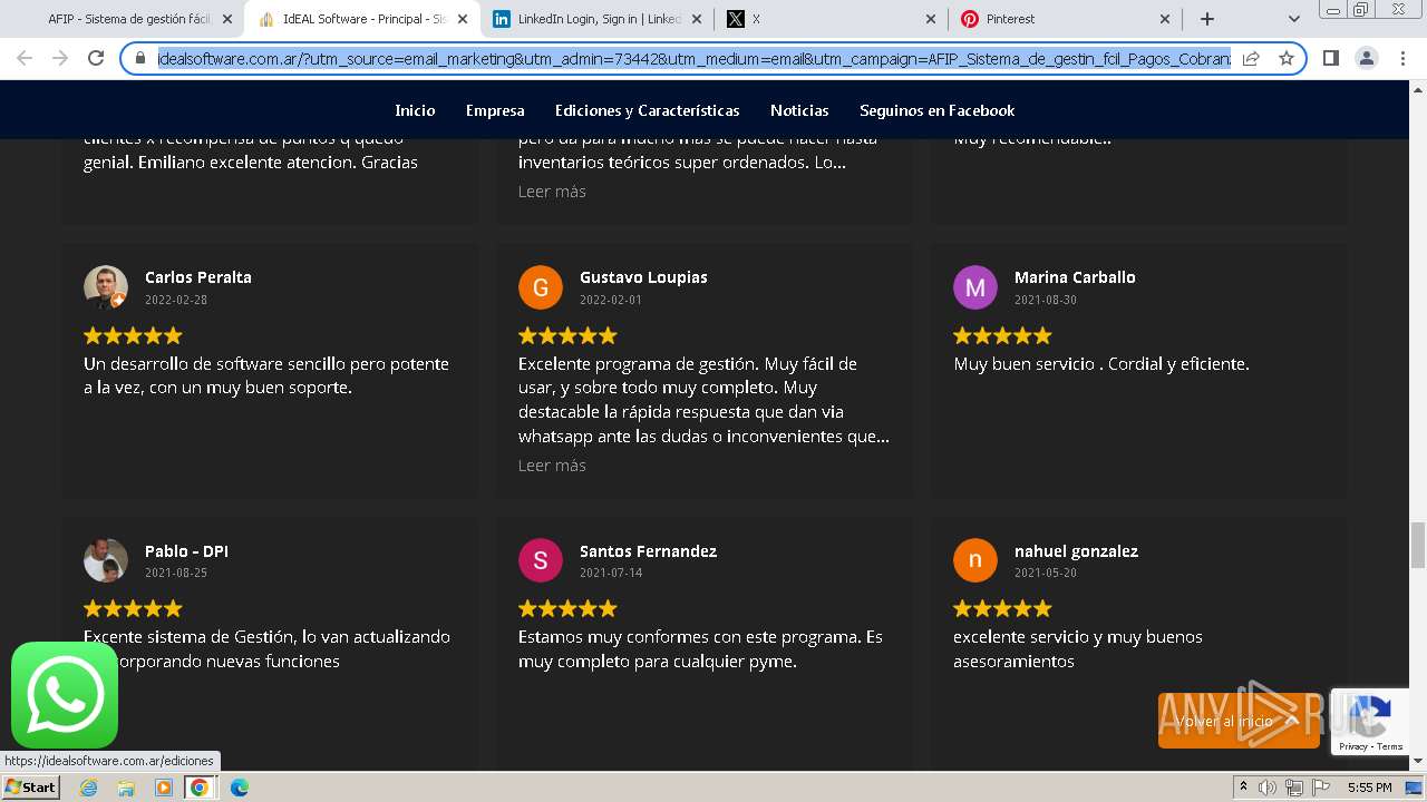Malware analysis https://v3.esmsv.com/campaign/htmlversion?AdministratorID=73442&CampaignID=263 ...