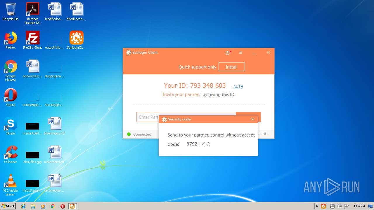 Malware analysis SunloginClient_9.8.exe Malicious activity | ANY.RUN - Malware Sandbox Online