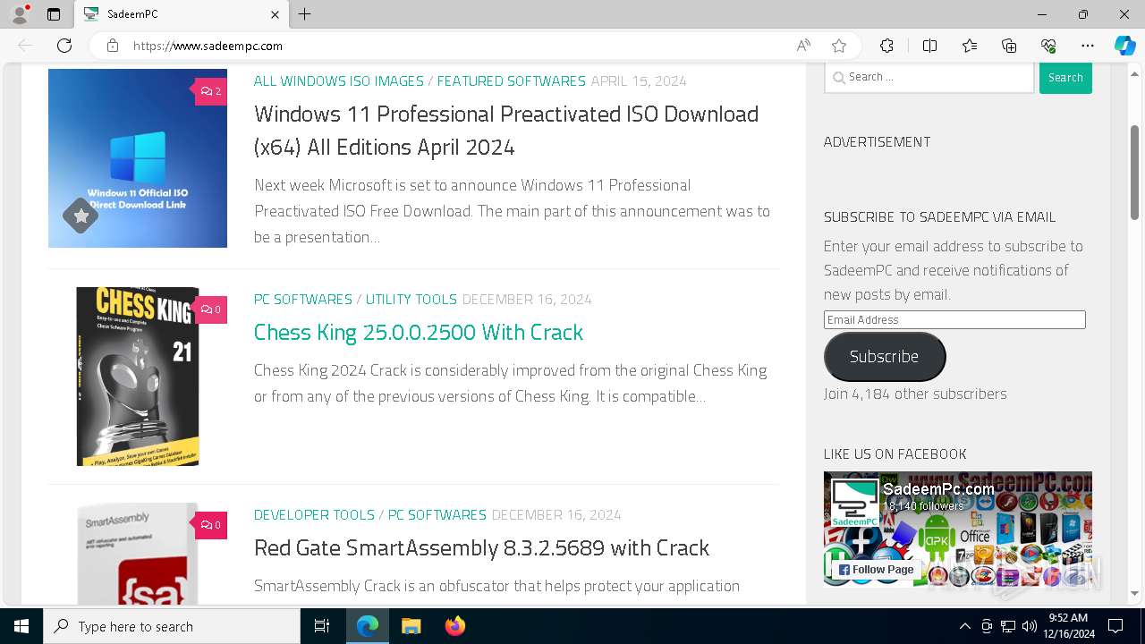 Malware analysis SadeemPC.com Malicious activity | ANY.RUN - Malware Sandbox Online