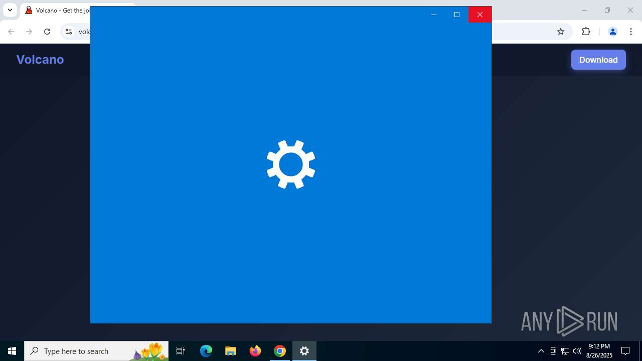 Malware analysis https://volcano.wtf/ Malicious activity | ANY.RUN ...