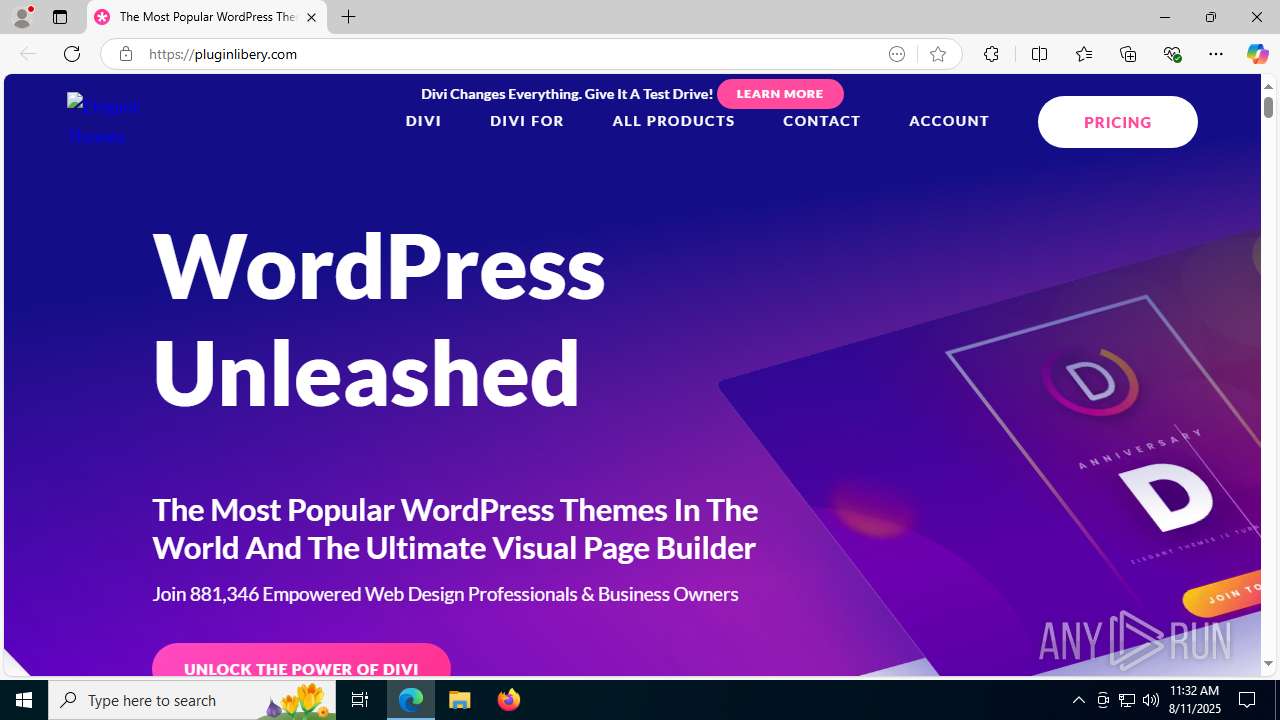 Malware analysis pluginlibery.com Malicious activity | ANY.RUN ...