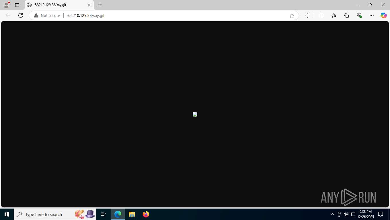 Analysis http://62.210.129.88/say.gif Malicious activity - Interactive ...