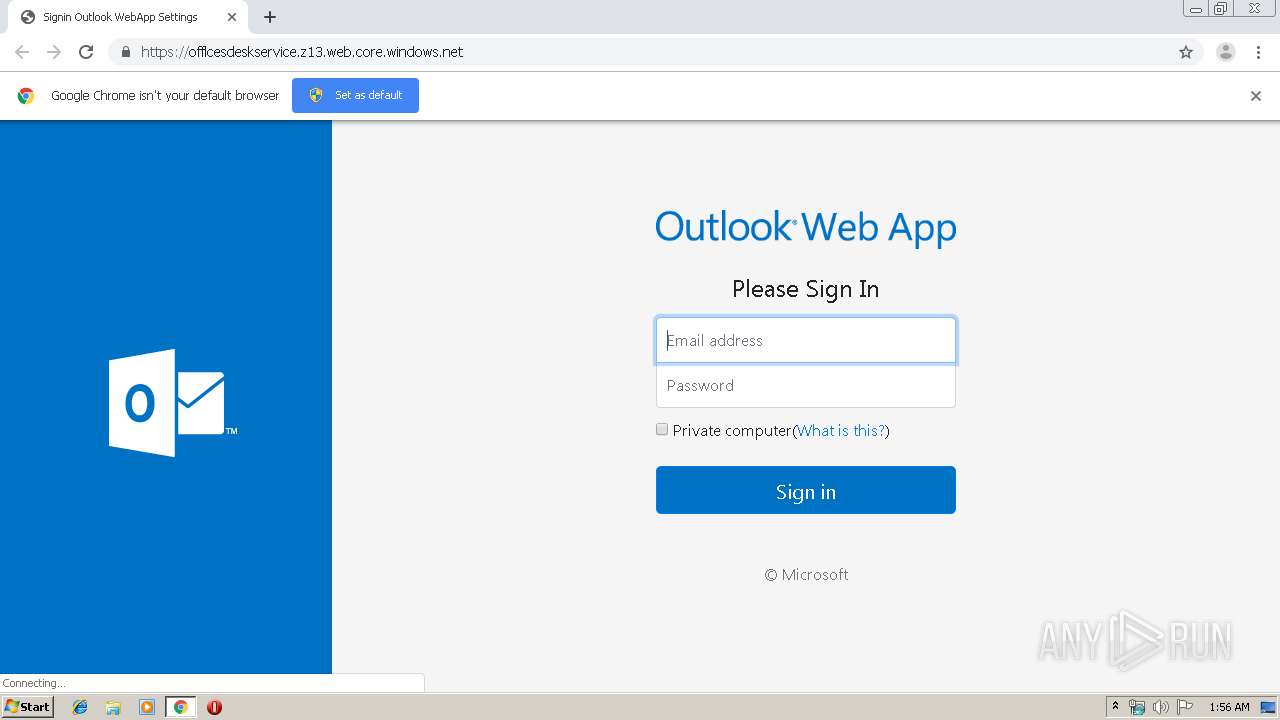 Malware analysis https://offlcesdeskservice.z13.web.core.windows.net ...