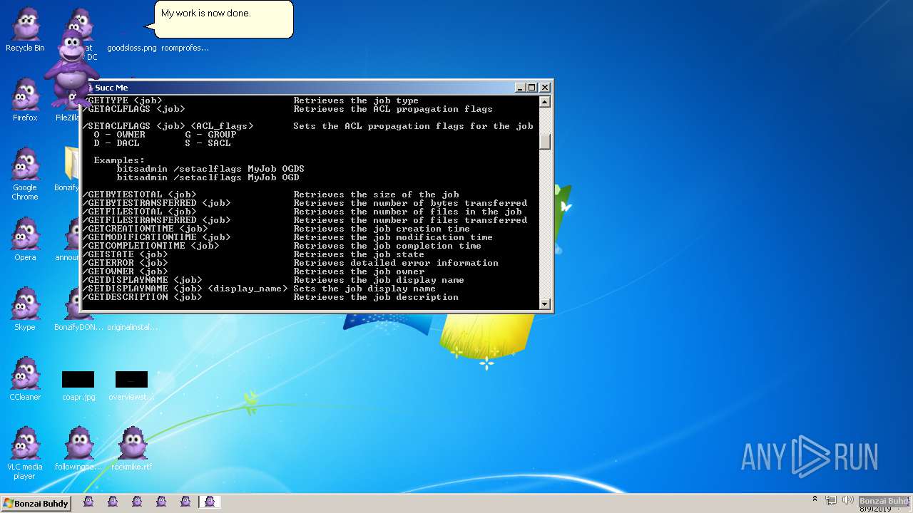 Malware analysis BonzifyDONOTUSEONHOSTMANCHINE.zip Malicious activity ...