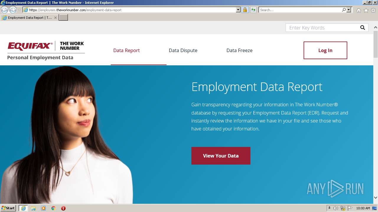 Malware analysis https://employees.theworknumber.com/employment-data ...