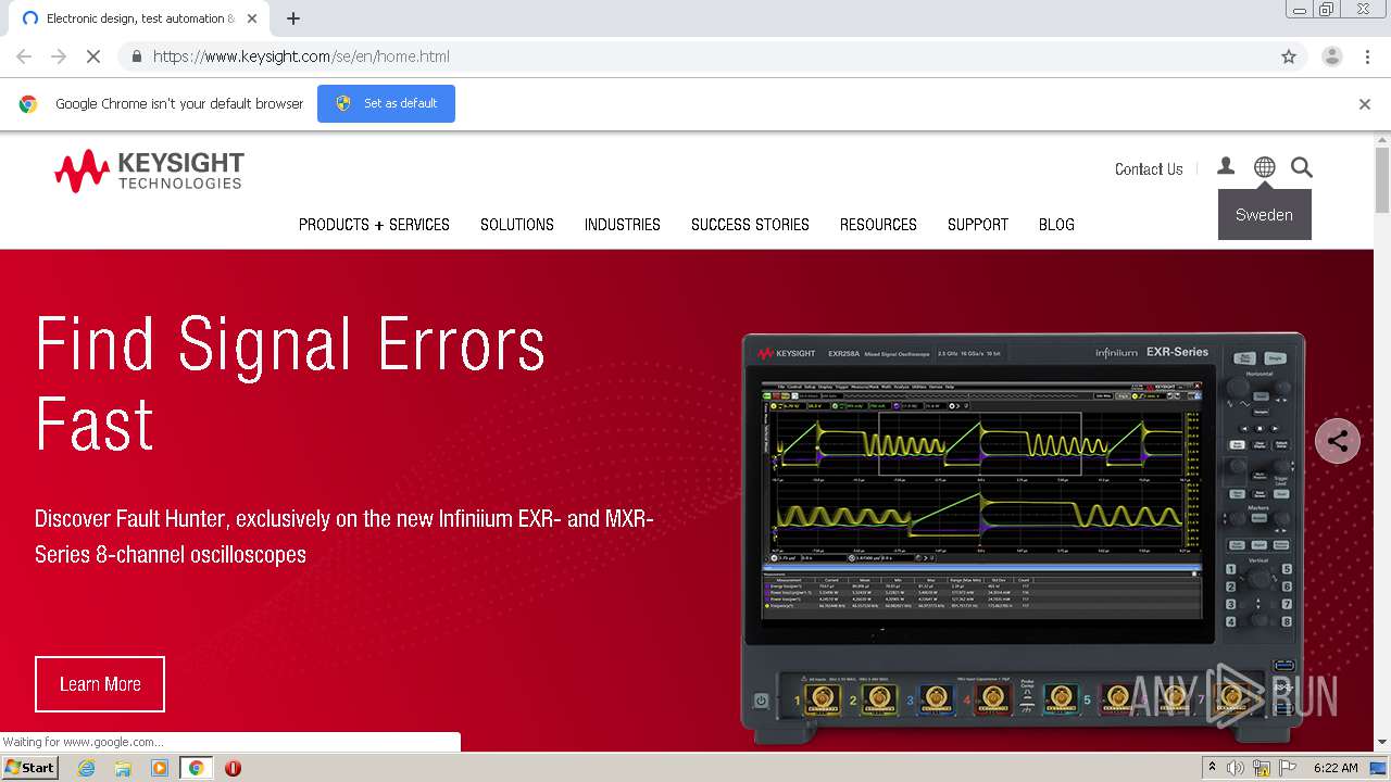 Malware analysis http://keysight.com Malicious activity | ANY.RUN ...