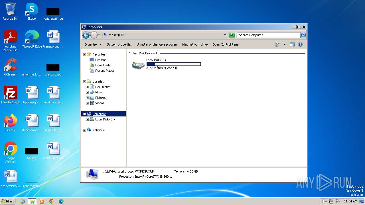 Malware analysis Ransomware.wannacry.exe Malicious activity | ANY.RUN ...