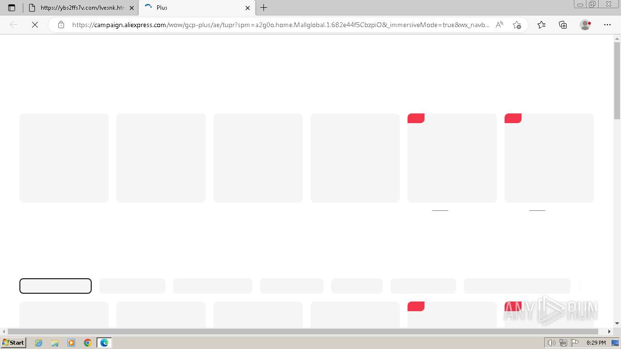 Analysis https://ybs2ffs7v.com/lvesnk.html?zoneid=2003112 Malicious ...