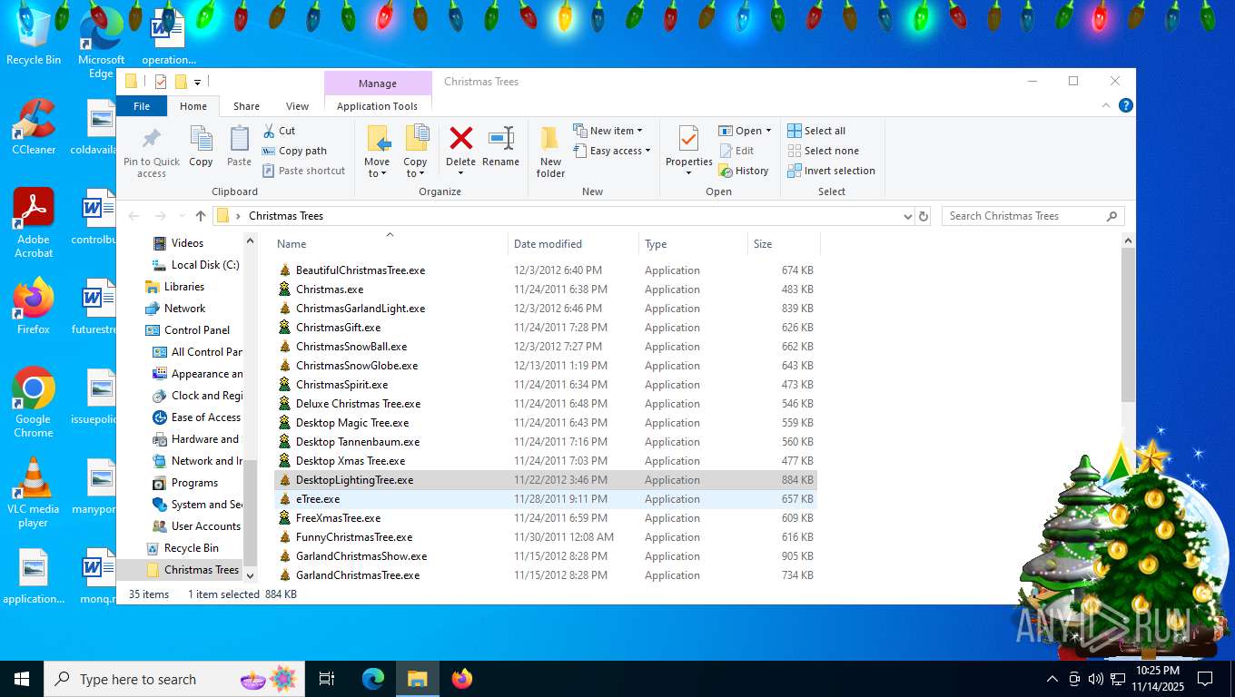 Malware analysis ChristmasTreeCollection.zip Suspicious activity | ANY ...
