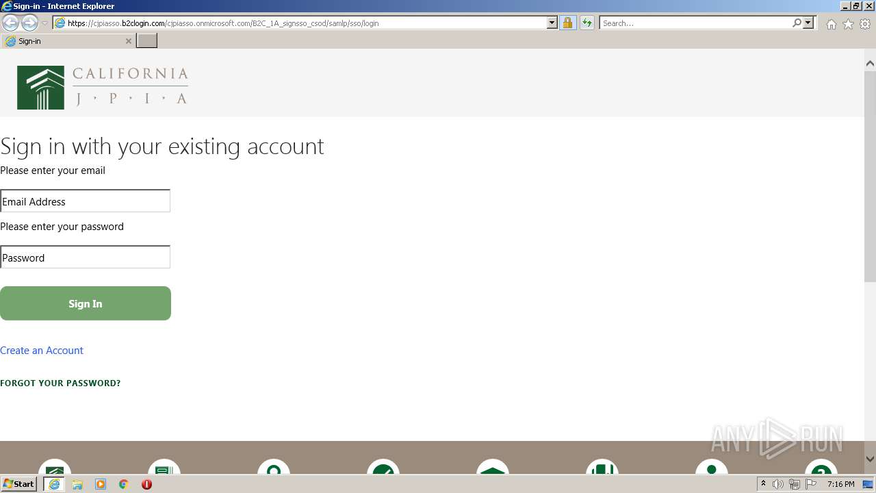 Malware analysis https://cjpia.csod.com/samldefault.aspx?ouid=2 Malicious activity | ANY.RUN ...