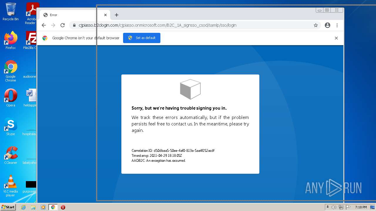 Malware analysis https://cjpia.csod.com/samldefault.aspx?ouid=2 Malicious activity | ANY.RUN ...