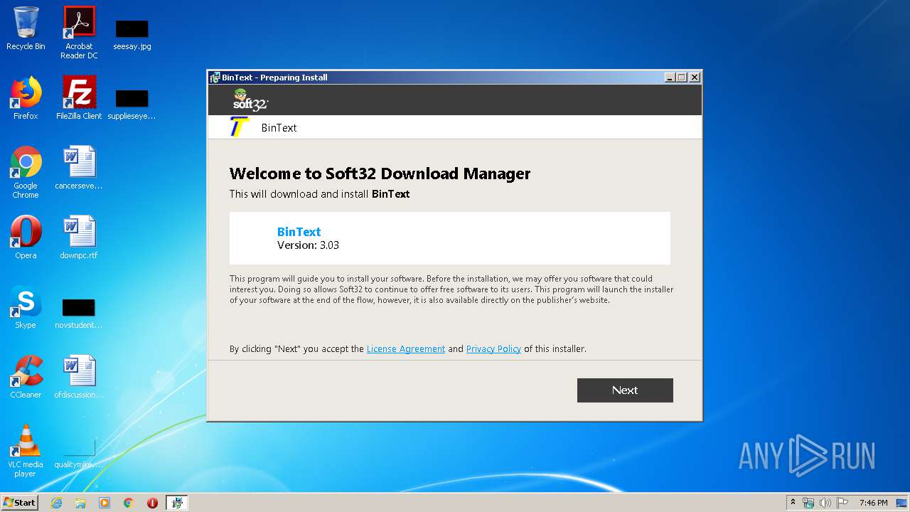 Malware analysis BinText_3.03_Soft32.exe Malicious activity | ANY.RUN ...