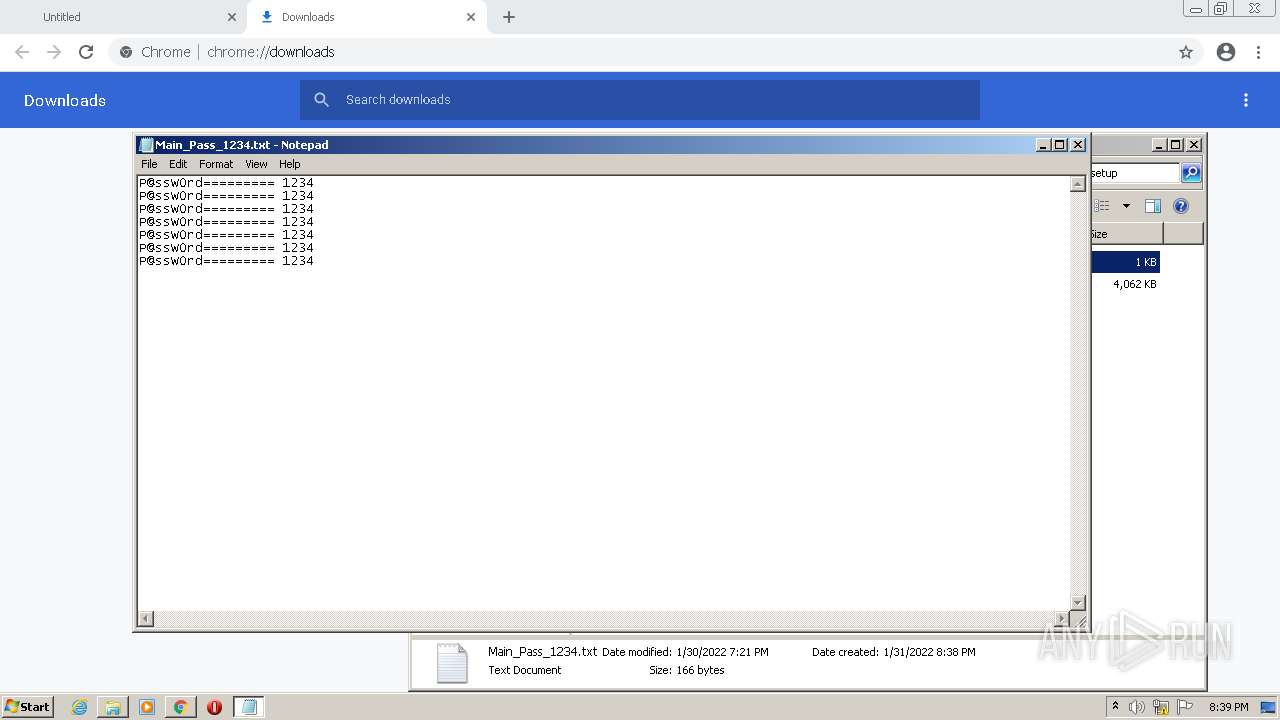 Malware analysis https://www.mediafire.com/file/1uc15vmw7p2emof/Main ...