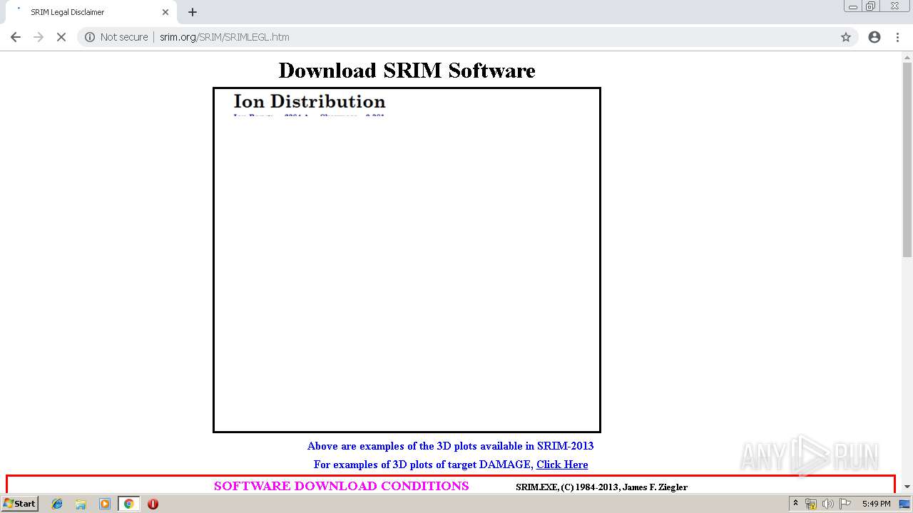 Malware analysis http://srim.org/SRIM/SRIM-2013-Pro.e.htm Malicious ...