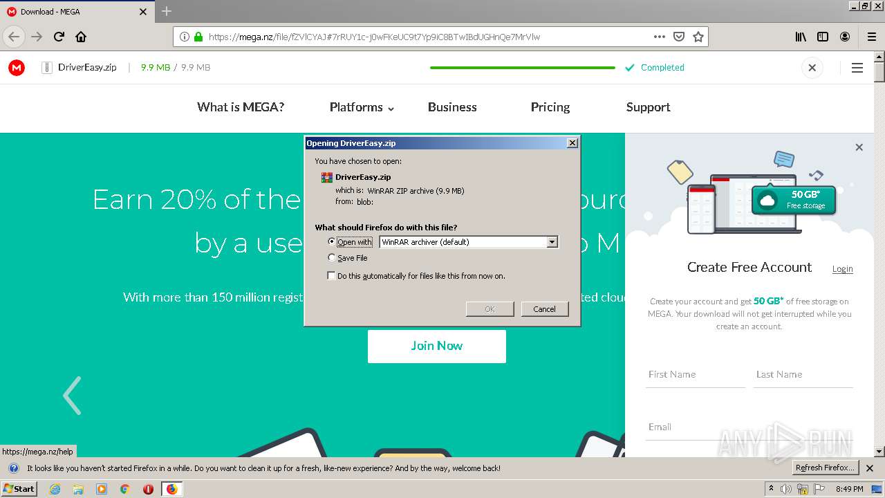 Malware Analysis Https: Mega.nz File Fzvlcyaj#7rruy1c