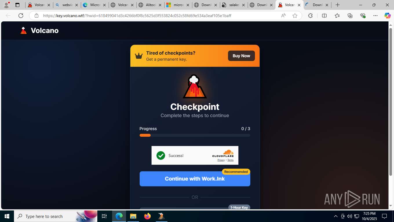Malware analysis https://volcano.wtf/ Malicious activity | ANY.RUN ...