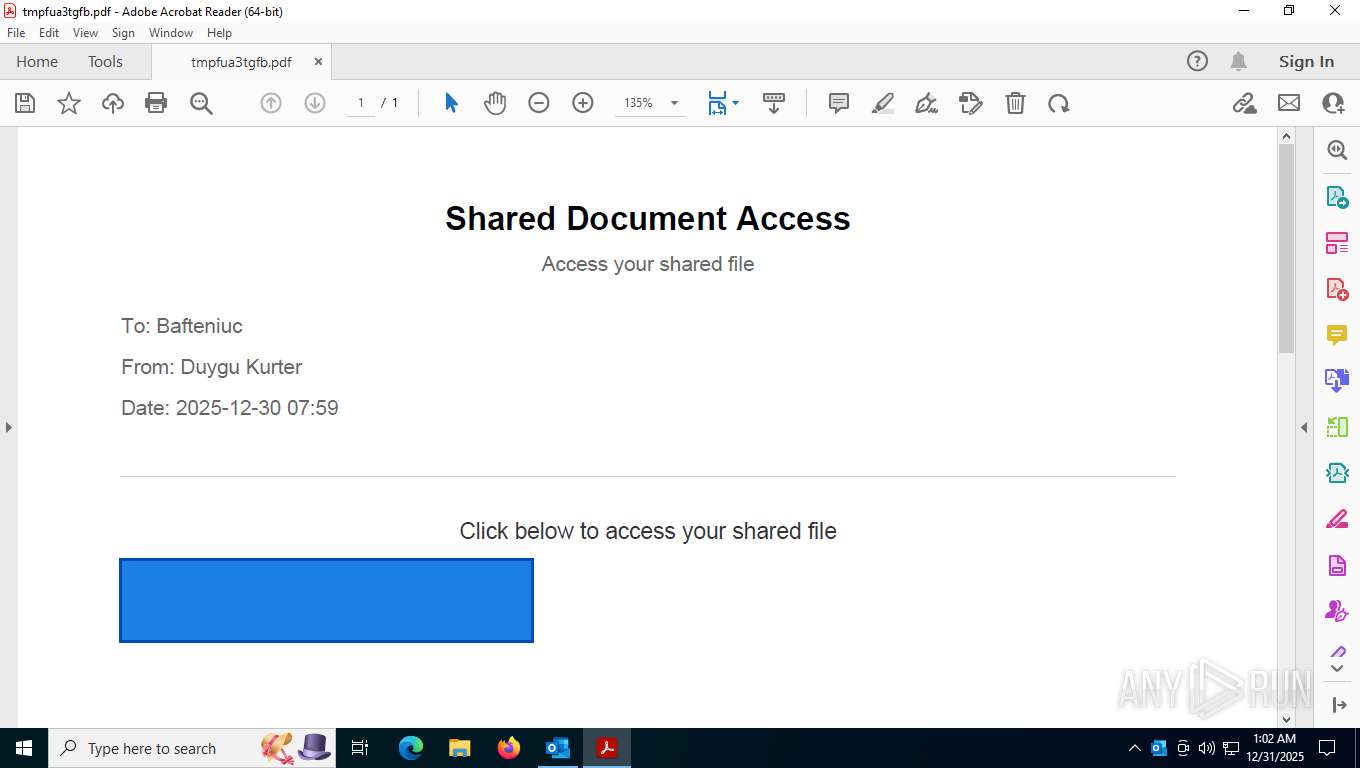 Malware analysis General document from BMO Harris Bank needing review ...