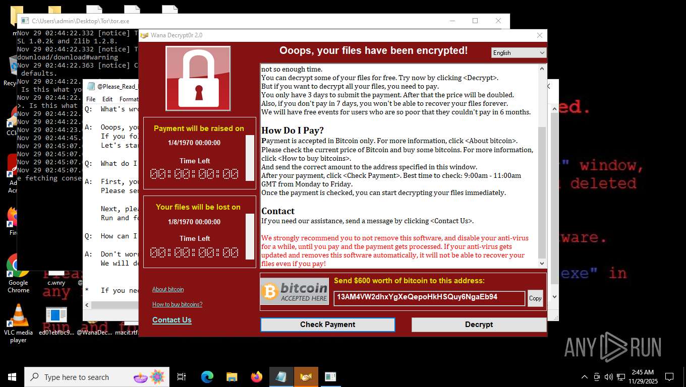 Malware analysis /ytisf/theZoo/master/malware/Binaries/Ransomware.WannaCry/Ransomware.WannaCry ...