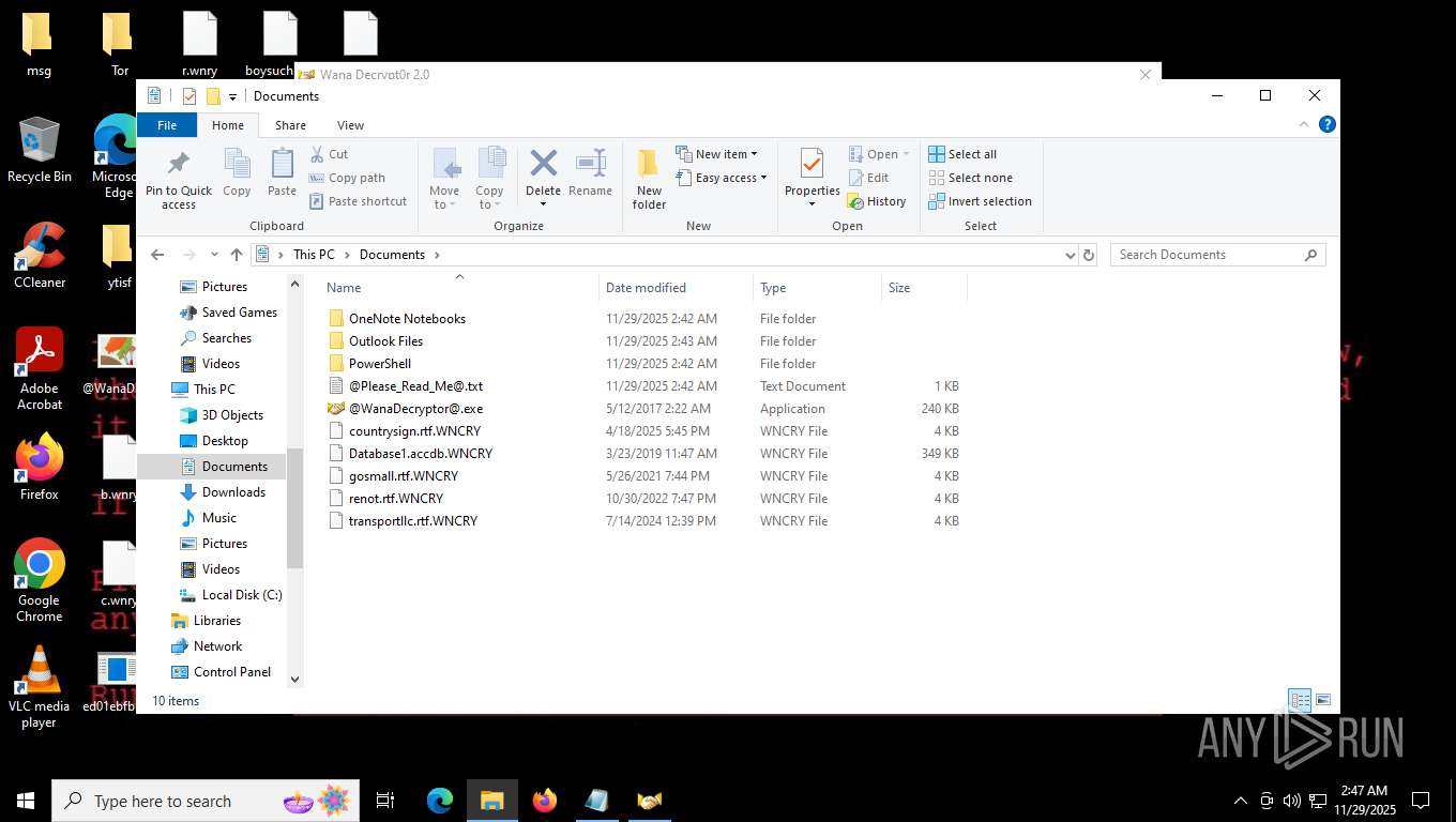 Malware analysis /ytisf/theZoo/master/malware/Binaries/Ransomware.WannaCry/Ransomware.WannaCry ...