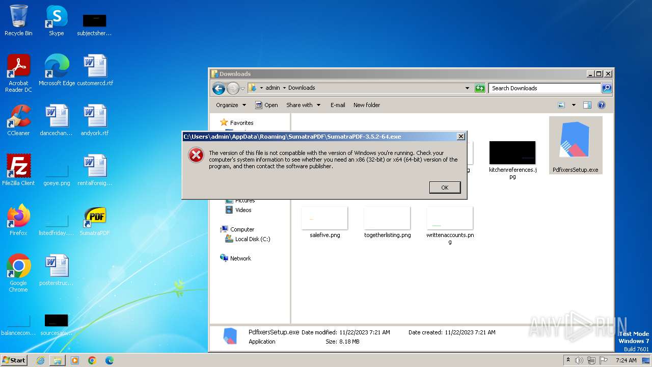 Malware Analysis Pdfixers.com Malicious Activity 