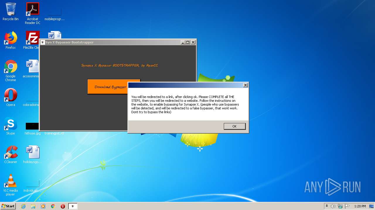 Analysis Synapse X Bypass Bootstrapper.exe (MD5 ...