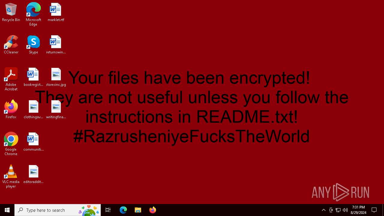 Analysis razspy.exe (MD5: C672C33BF46FFEA7A7E1E9C0CD743B29) Malicious ...