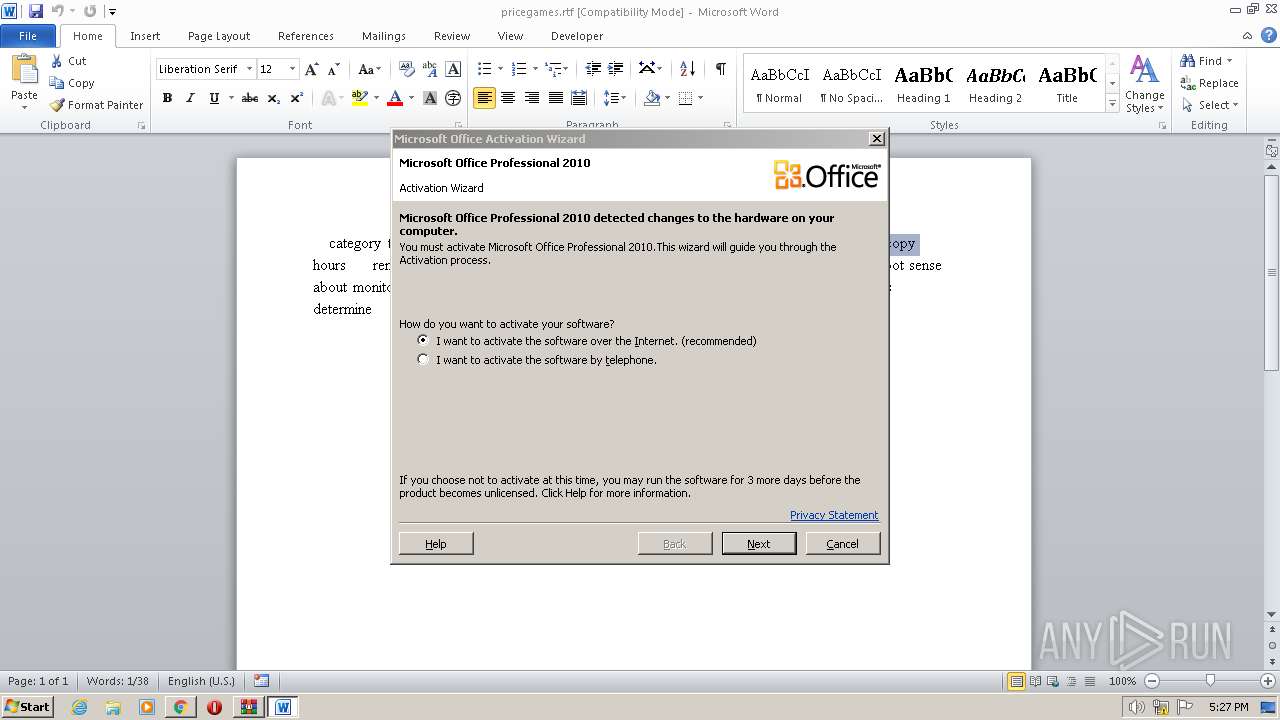 Analysis http://free1pc.site/download?id=zouKduZ1pag&s=14903DF6 Malicious activity - Interactive ...