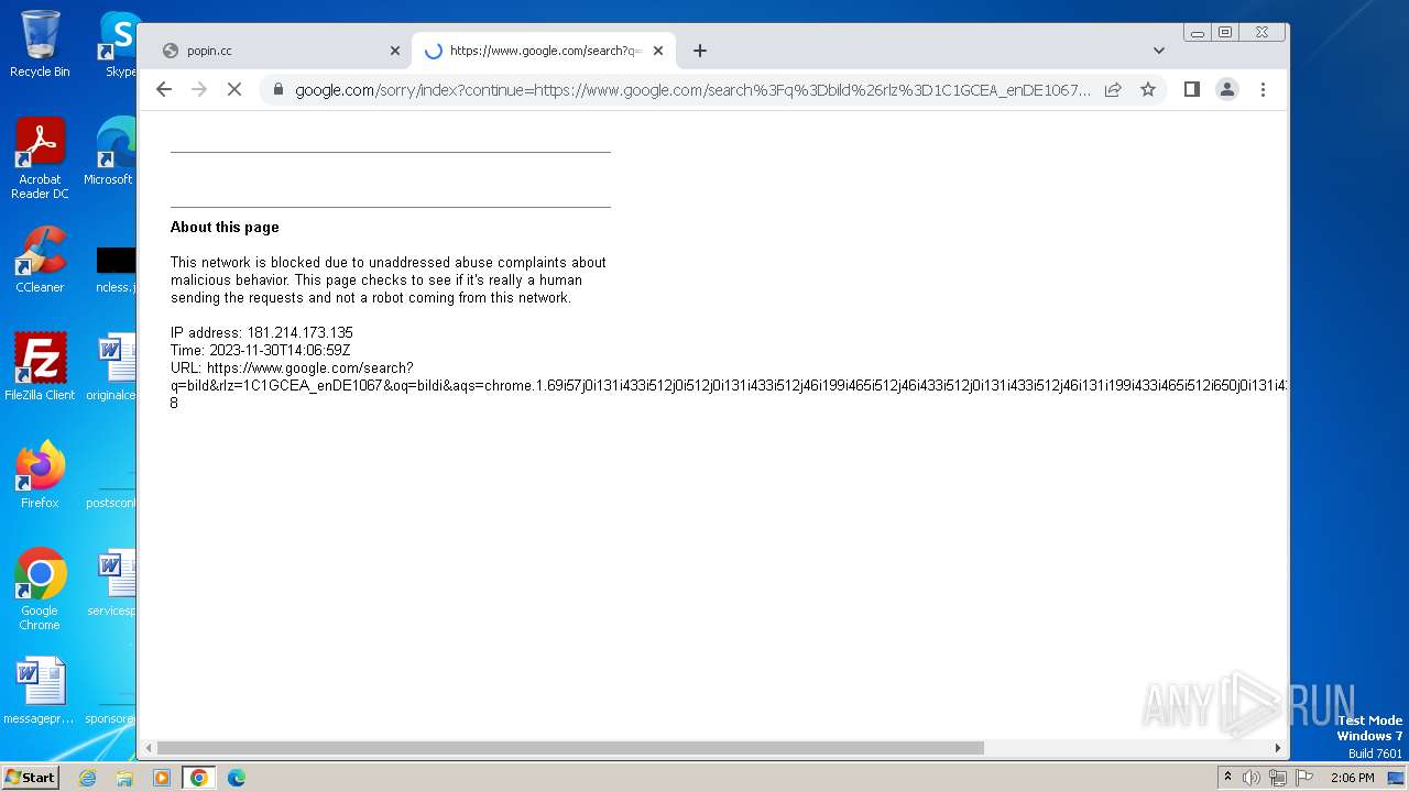 Malware analysis trace.popin.cc Malicious activity | ANY.RUN - Malware Sandbox Online