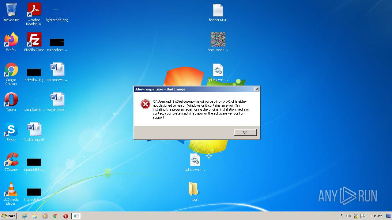 Malware analysis ddos-reaper.zip Malicious activity | ANY.RUN - Malware ...