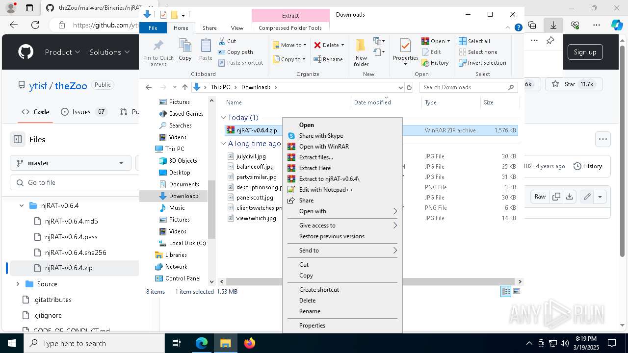 Analysis Https Github Ytisf Thezoo Tree Master Malware Binaries