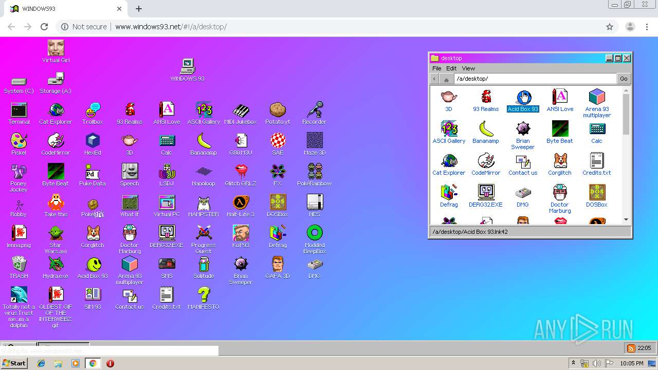 Malware analysis http://windows93.net Malicious activity | ANY.RUN ...