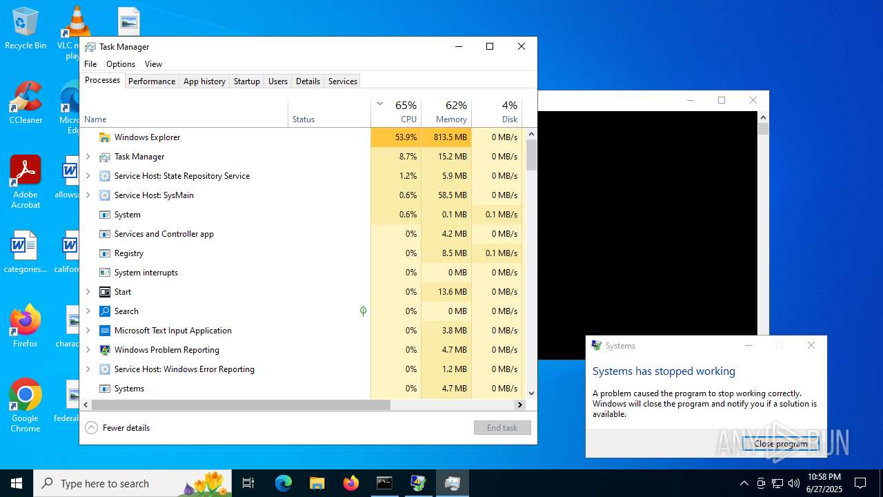 Analysis start.bat (MD5: 9FC0AFE9225C9DE5816971FC2D671D85) Malicious activity - Interactive ...