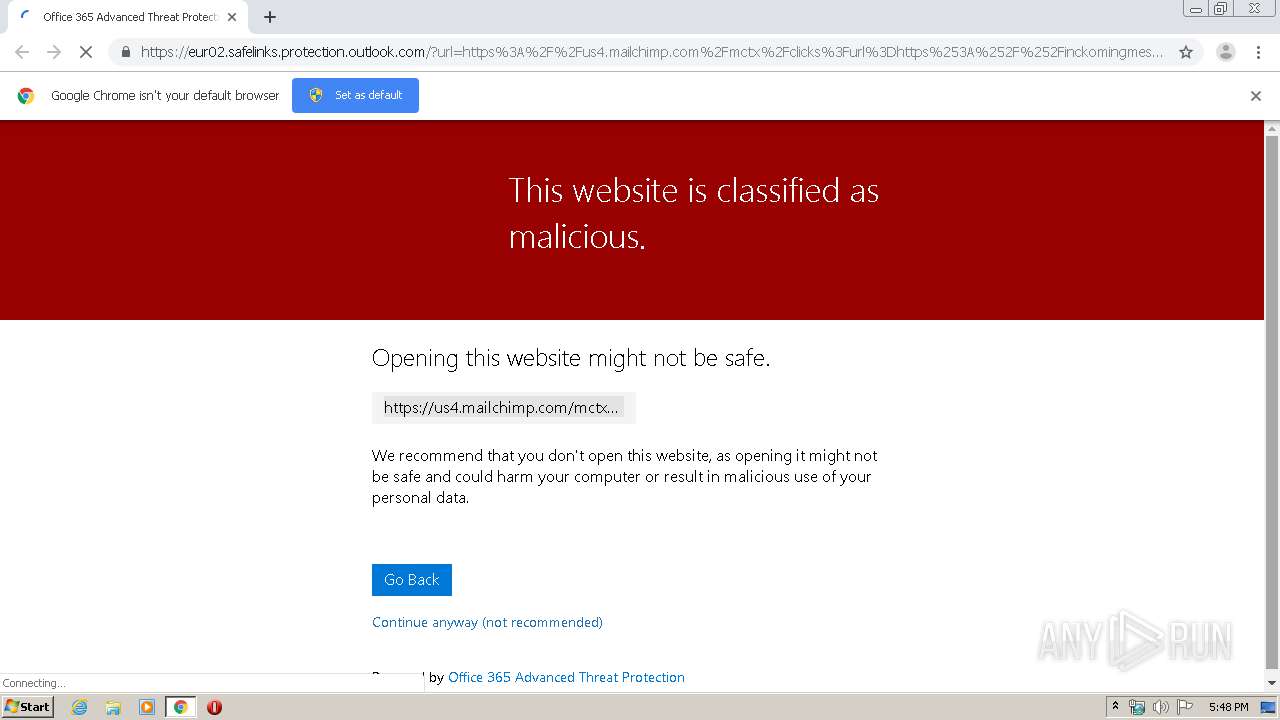 Malware Analysis Https:  Eur02.safelinks.protection.outlook.com ?url 