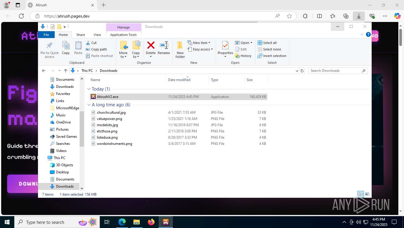 Malware analysis https://atirush.pages.dev/ Malicious activity | ANY.RUN - Malware Sandbox Online
