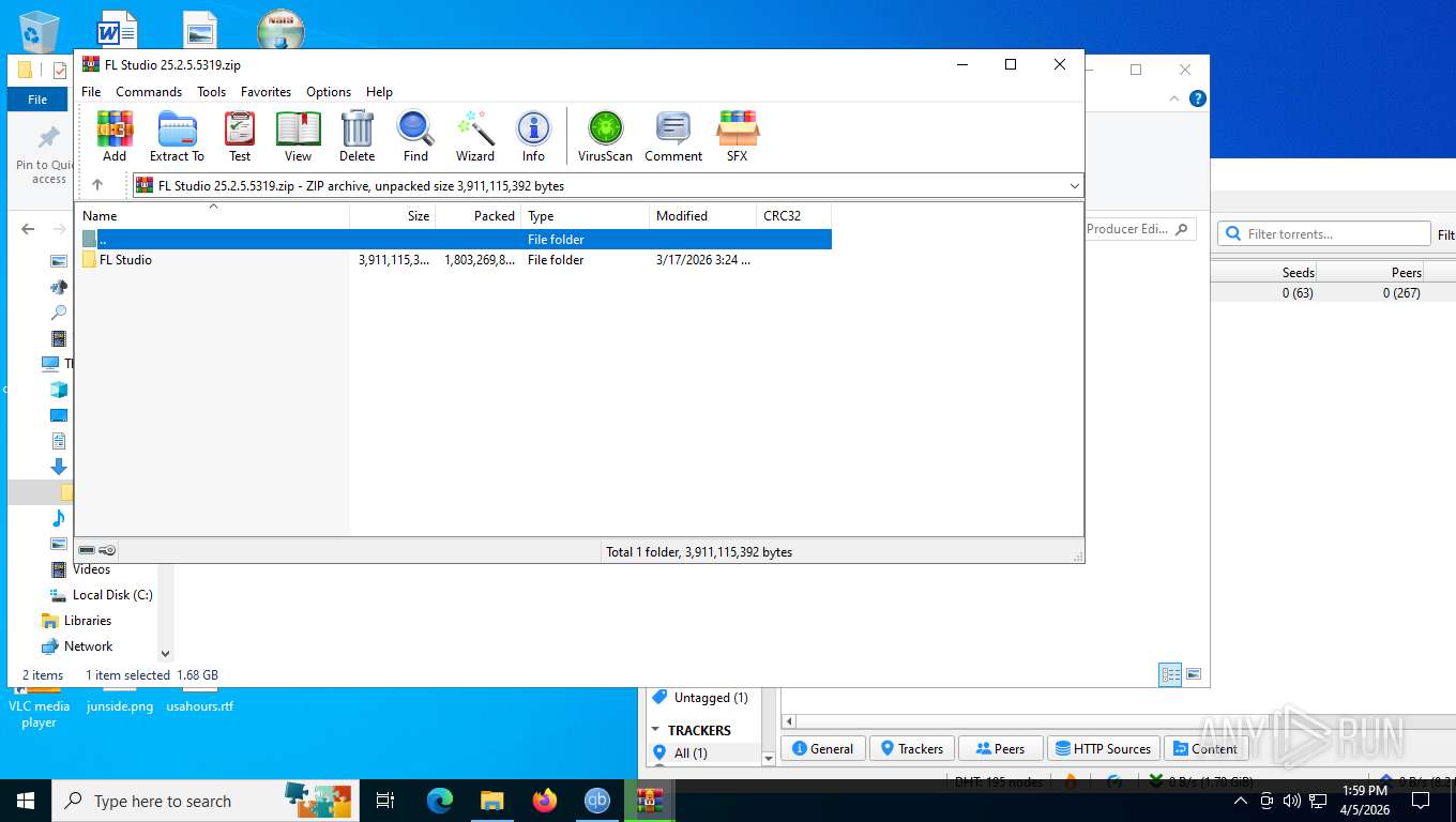 Malware analysis Image-Line - FL Studio Producer Edition 25.2.5 Build ...