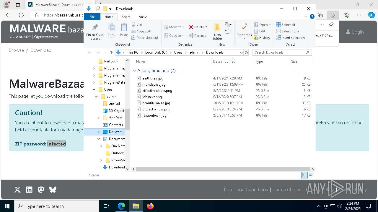 Analysis https://bazaar.abuse.ch/sample ...