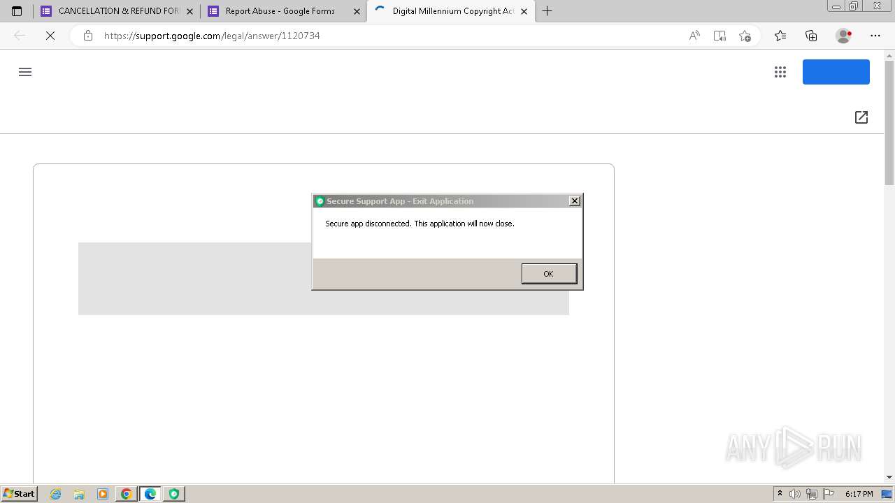 Malware Analysis Support.client.exe Malicious Activity 