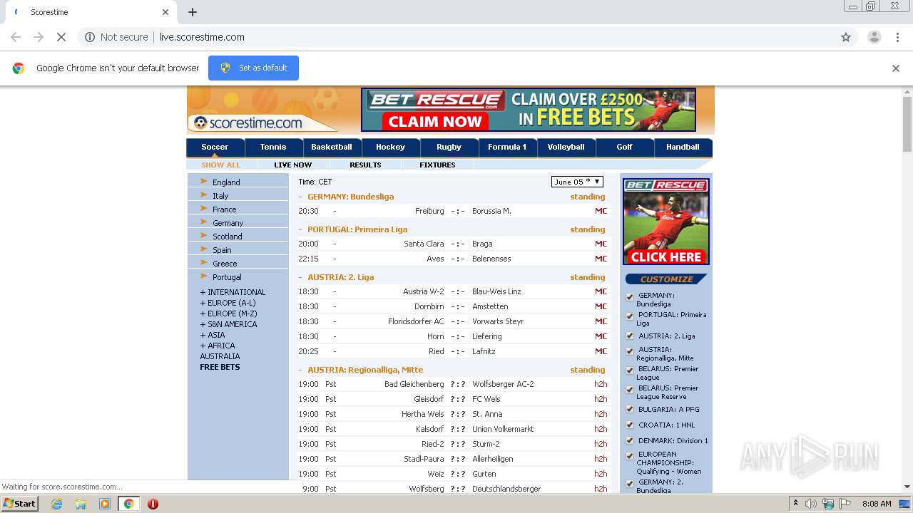 Malware analysis http://live.scorestime.com/ Malicious activity | ANY ...